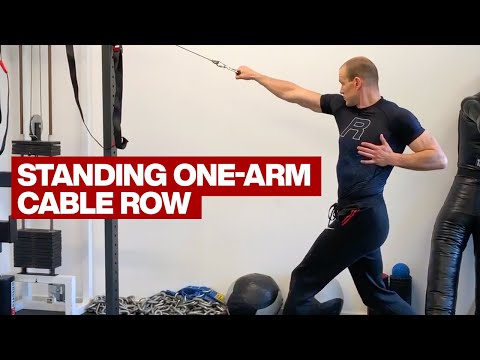 Standing One-Arm Cable Row
