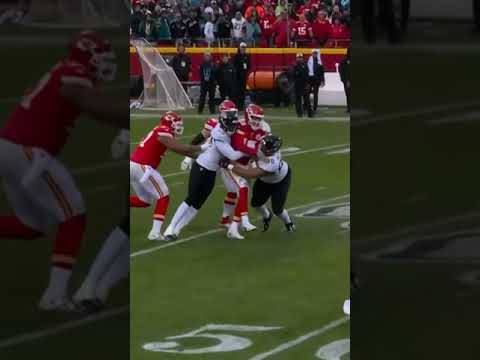 Patrick Mahomes Ankle Injury Slow motion In The Playoffs!!! #chiefs #mahomes #patrickmahomes #shorts