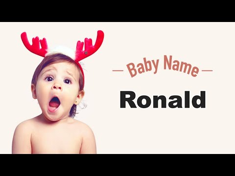 Ronald - Boy Baby Name Meaning, Origin and Popularity, 2023