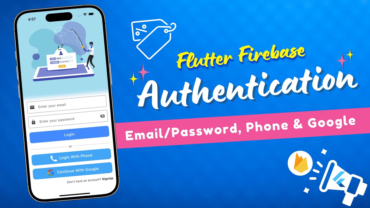 Flutter Firebase Authentication | Firebase Auth Flutter