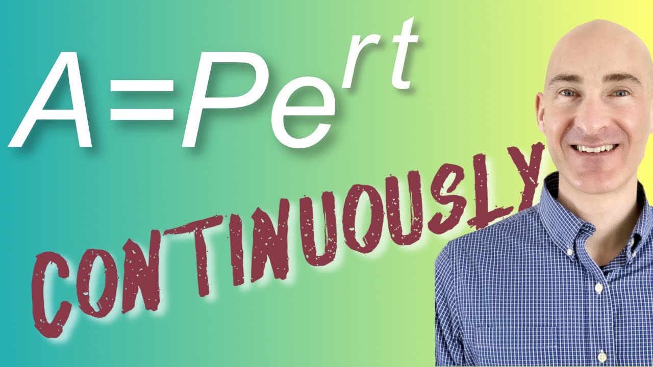 Compounding Continuously Pert Formula