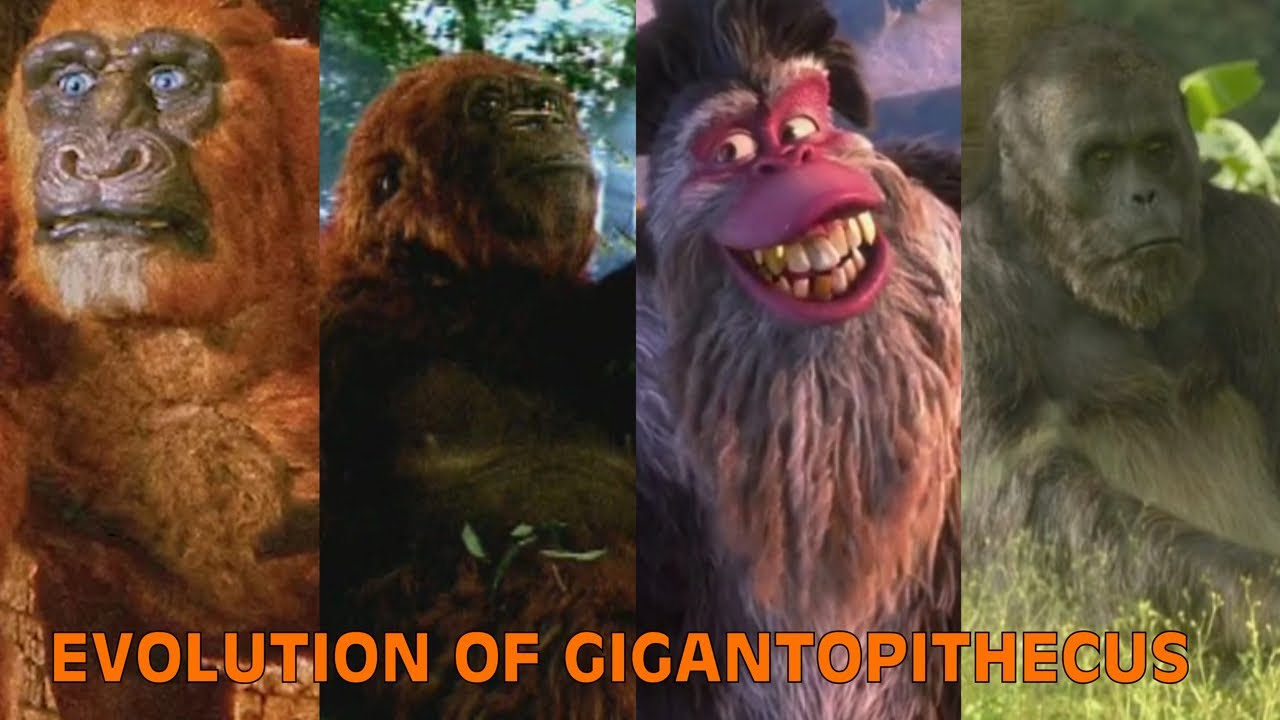 Evolution Of Gigantopithecus In Movies, TV Shows, Documentaries, Games, & Paleo Media