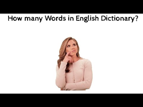 How many Words in English Language? How many Words in English Dictionary || Total words in English