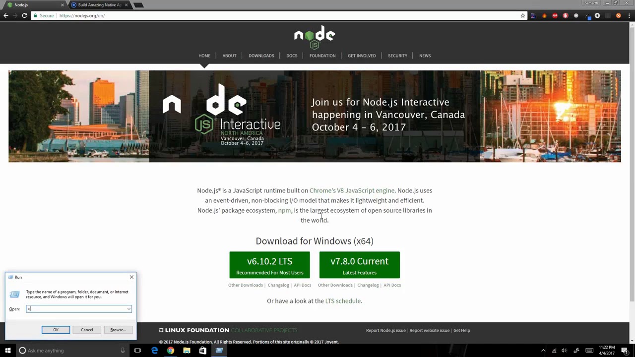 Installing Node Ionic And Cordova