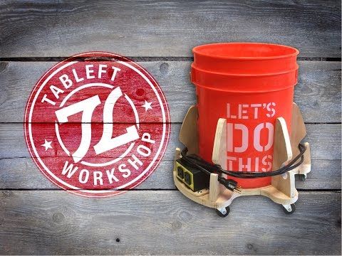 Handy Rolling Platform Puts a 5-Gallon Bucket on Wheels