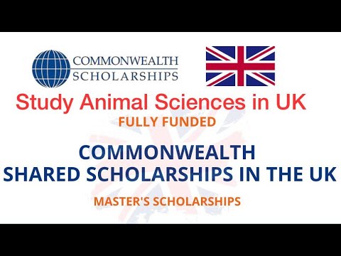 Commonwealth shared scholarship for masters in animal sciences in UK