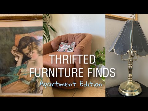 Buying Thrift Store Furniture + Decor For My Apartment