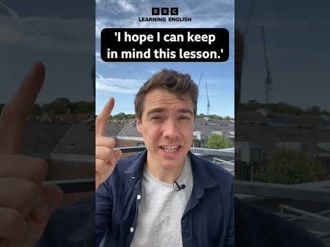 ‘I hope I can keep in mind this lesson’ – Fix this sentence! #shorts #english