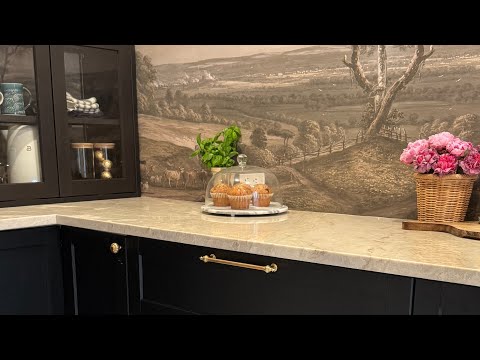 Our IKEA Kitchen’s Scullery | Mural Wallpaper & Tour