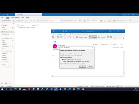 How to Recall a Message in Microsoft Outlook in 2025