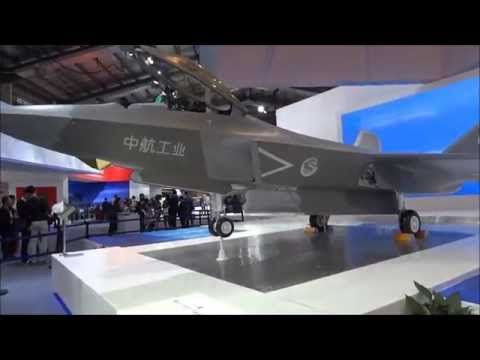Chinese Stealth Fighter FC-31 (J-31) concept Model Air Show China 2014
