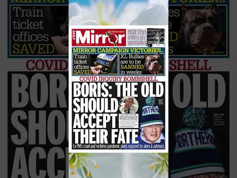 The UK newspapers on October 31, 2023, feature the following headlines