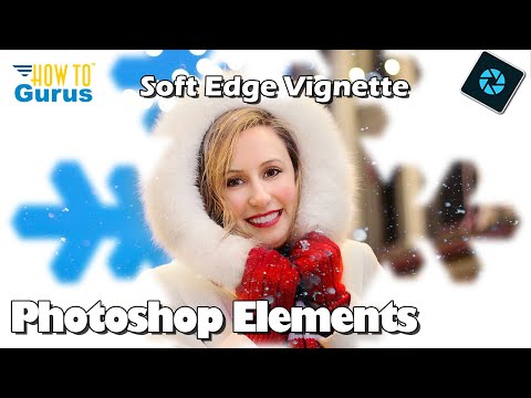 How to Make Soft Edge Vignette from Any Shape with Photoshop Elements Tutorial