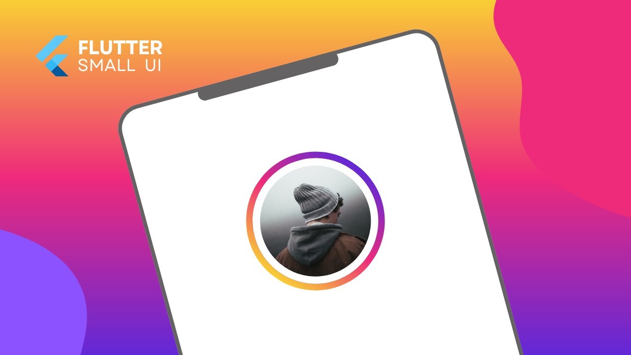 I Built a FLUTTER Instagram Story Profile Picture UI in 4 Minutes
