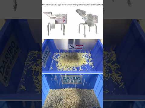 DRB-QD330 500-700kg/h Cheese Dicer Machine Frozen Mozzarella Strips Processing