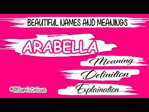 ARABELLA name meaning | ARABELLA name | ARABELLA name and meanings | ARABELLA means @Namistrious