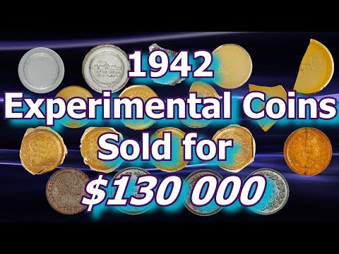 1942 Glass and Plastic Cents Sell for Over $130 000