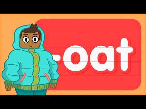 Read words in the “oat” Word Family with Turn & Learn ABCs!