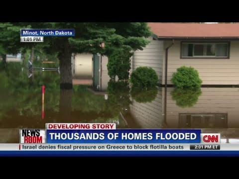 4,000 homes flooded in North Dakota