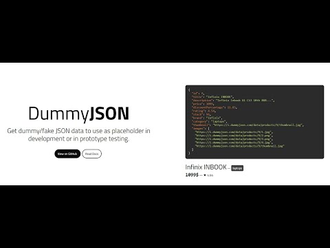 Fetching Products from data API #api #webdevelopment #javascript #dummy #json