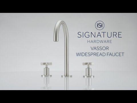 The Height of Modern Luxury - The Vassor Widespread Bathroom Faucet