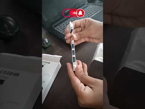 USB C HUB 3.0 3.1 Type C 4 Port Multi Splitter Adapter unboxing #unboxing #viral #newtoyou #shorts