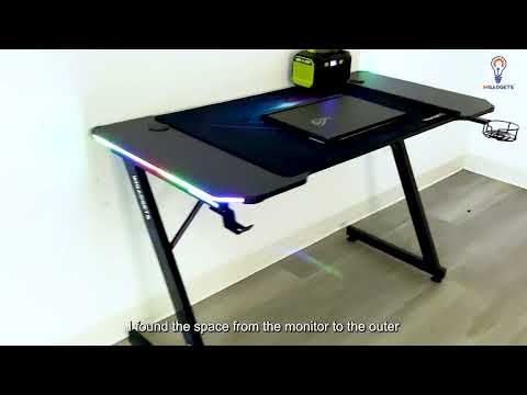 Ultimate Gaming Setup Upgrade! 🚀 Imgadgets Z-Shaped Gaming Desk Review & Features
