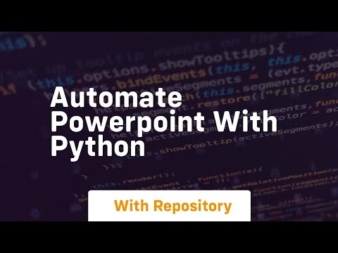 automate powerpoint with python