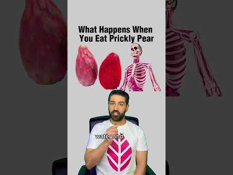What happens when you eat prickly pear?