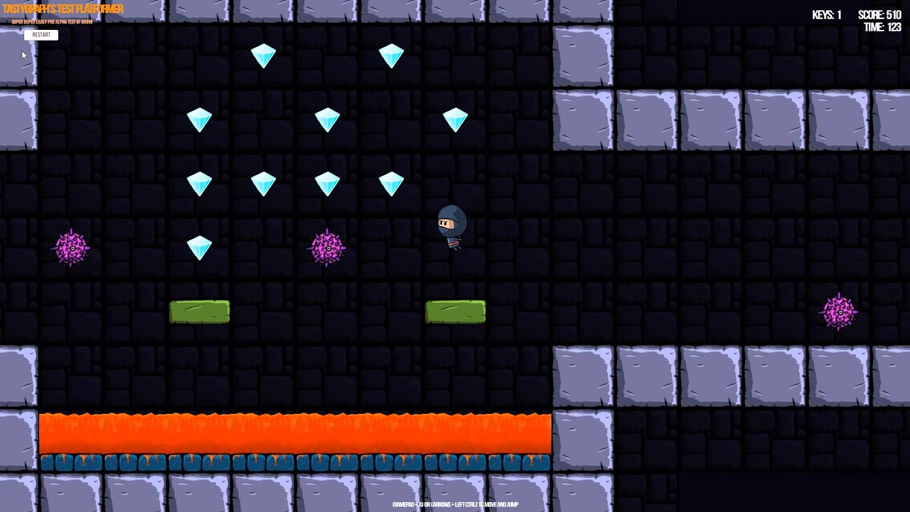 #09 unity2d platformer test with narrative by Tastygraph