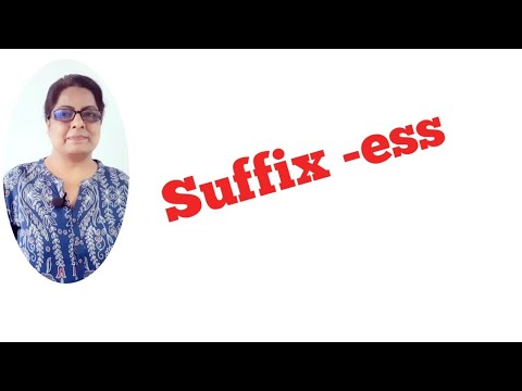 Suffix -ess #englishlessons  #shorts