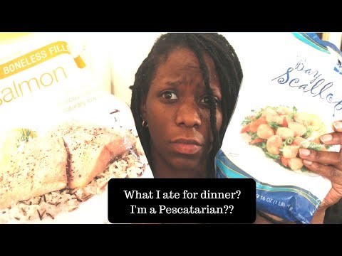 What I ate for dinner-Quick Pescatarian Meal