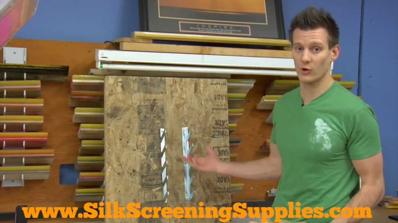 Screen Printing Squeegee Rack Only $14.99