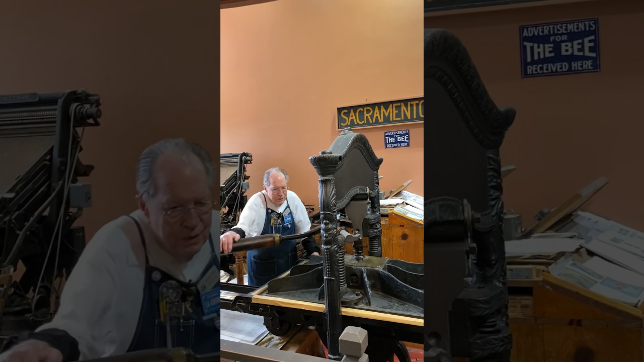 Howard makes a letterpress print for Memorial Day (May 27)