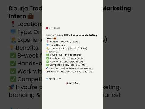 Marketing Intern | GrowthRoles
