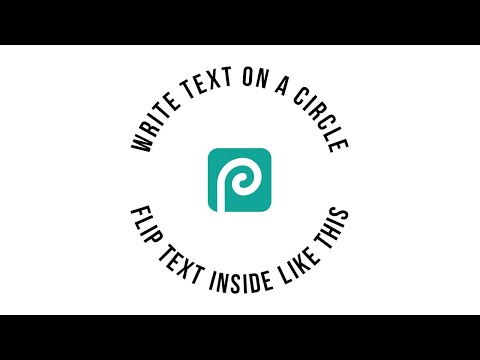 Write Text On A Circle - Photopea Tutorial Update