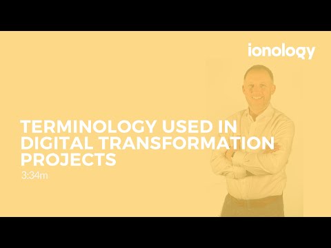 #3 Terminology Used in Digital Transformation Projects