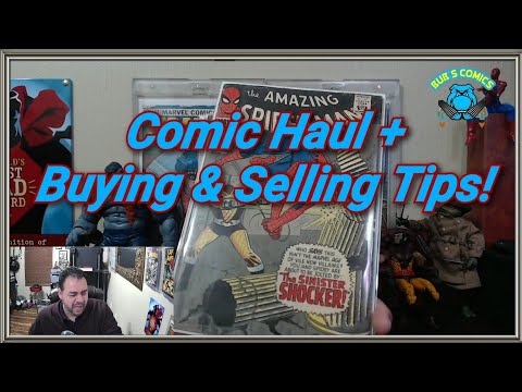 TIPS FOR SELLING COMICS TO A SHOP & STEALTH BUYING FROM EBAY + COMIC HAUL WITH 1ST APPEARANCE.