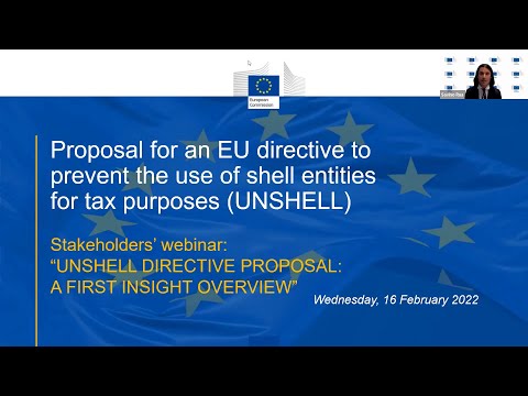 WEBINAR | Unshell Directive Proposal