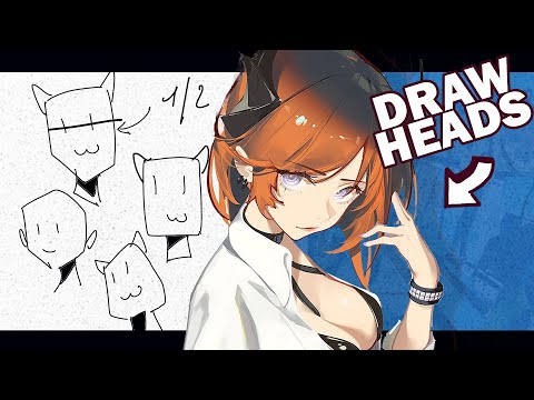 How I Study Anatomy To Draw Anime Heads