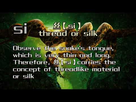Learning Chinese by Yi philosophy 004 - si, Awe of snake