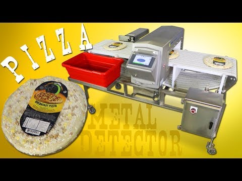 Frozen Pizza Metal Detector & Conveyor