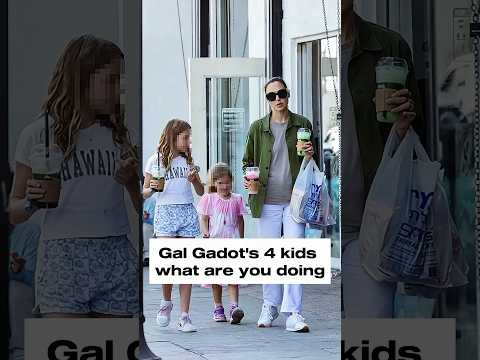 Gal Gadot's 4 kids, what are you doing?