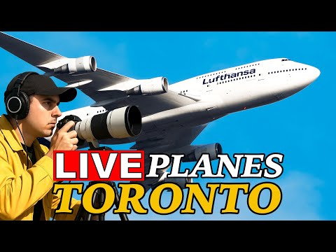 🔴LIVE Plane Spotting in Toronto (YYZ)! June 21st 2025