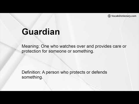Guardian Meaning