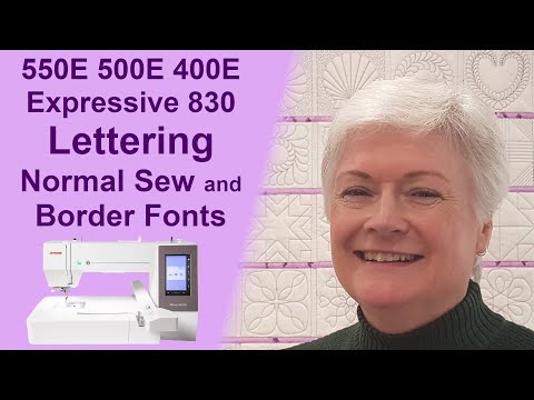 Janome 550E, 500E and 400E | Elna Expressive 830 | Hidden Gems