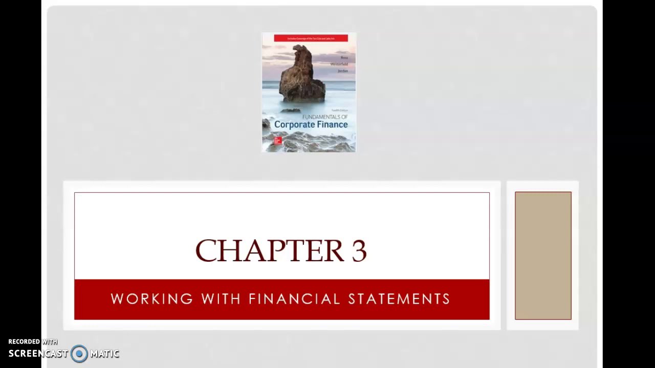 Chapter 3 - Financial Analyses (Part 1)