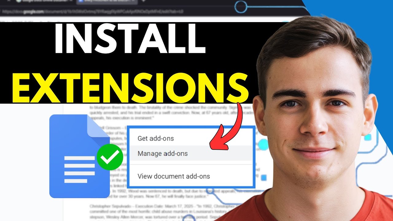 Google Docs - How To Install Extensions / Add-Ons on Google Docs