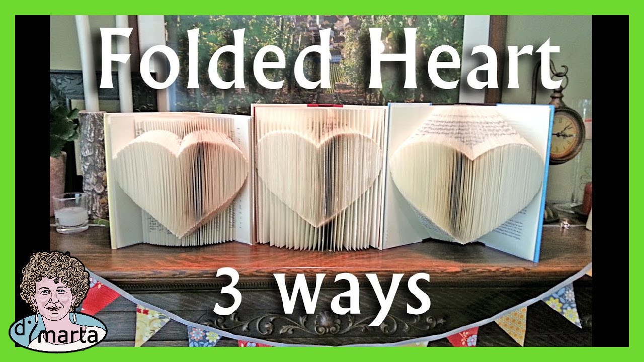 Folded Book: 1 Pattern 3 Ways
