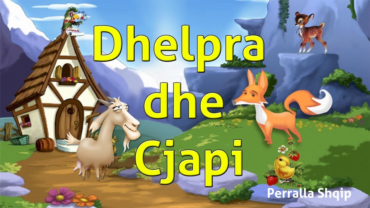 Dhelpra dhe Cjapi Perralla shqip me tekst